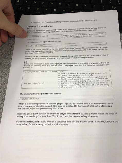 A S G Enter M Comp Sci 1102 Obiect Oriented