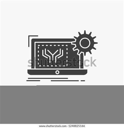 Blueprint Circuit Electronics Engineering Hardware Icon Stock Vector Royalty Free 1248825166