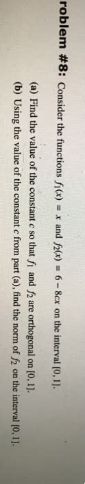 solved roblem 8 consider the functions f x x and 12 x