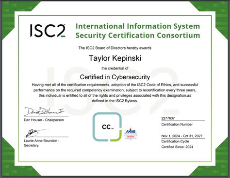 Isc2 Certified In Cybersecurity Cc Certificate And Training Course Is Currently Free So Why