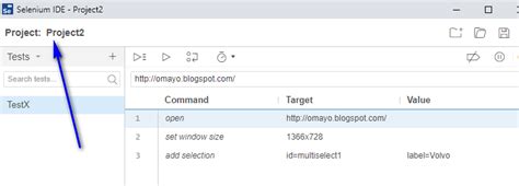 New Selenium Ide Creating Renaming Saving And Opening Projects Qafox