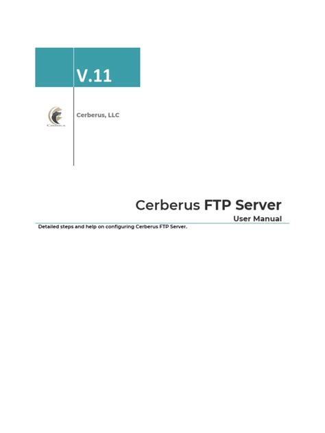 Cerberus Admin Guide V11 Pdf File Transfer Protocol Transport Layer Security