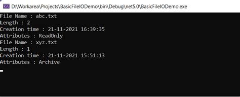 Working With Files And Directories In Net