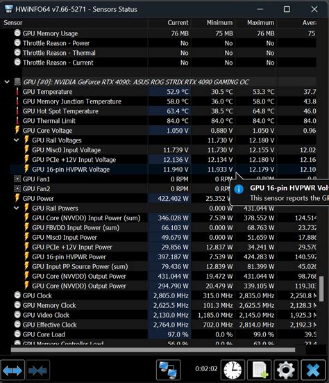 Monitoring Gpu Rail Voltage Rnvidia
