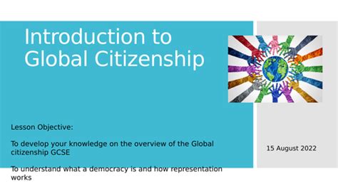 Global Citizenship Igcse Full Theme 1 Teaching Resources