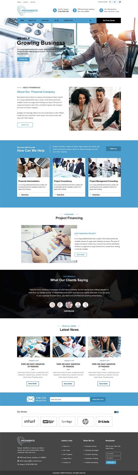 Corporate Api Consulting Landing Page Design Freelancer