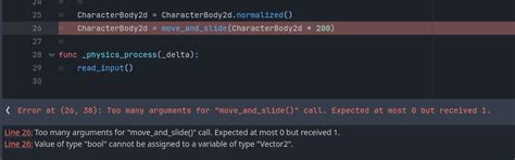 Why Cant I Use The Moveandslide Command Here Rgodot