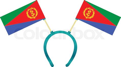 Headdress With A Flag Of Eritrea For Holiday Colourbox