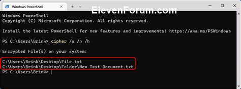 Find All EFS Encrypted Files In Windows Windows Forum