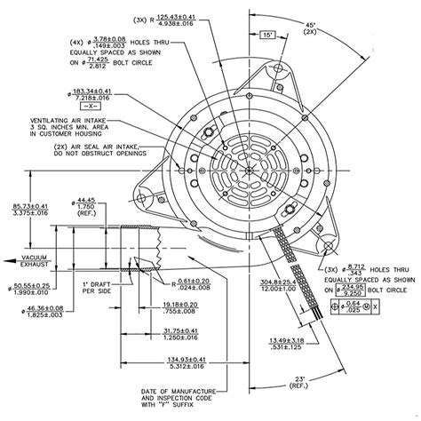 Vacuum Motor Ametek 115684 Electrical Results