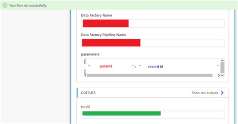 Pass Parameter To Adf V2 Pipeline From Flow Power Automate In Common Data Service Connector