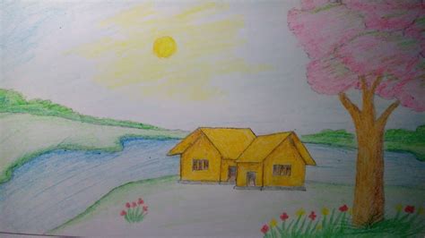 Как нарисовать весну легко How To Draw Spring Easily Youtube