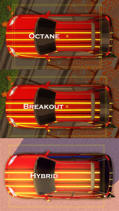 Honda Civic Hitbox Comparison Octane Vs Breakout Vs Hybrid R