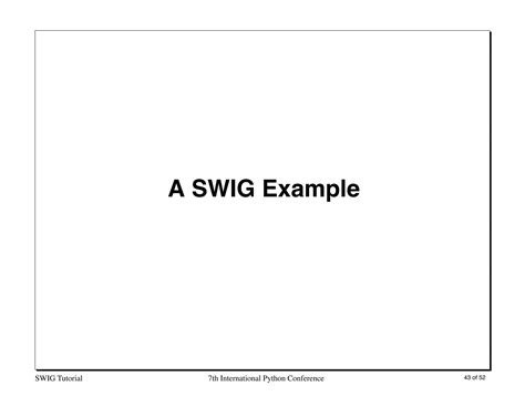 Interfacing C C And Python With SWIG PDF Programming Languages Computing