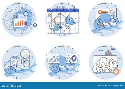 Chameleon Representing Adaptability And Data Analysis In A Modern
