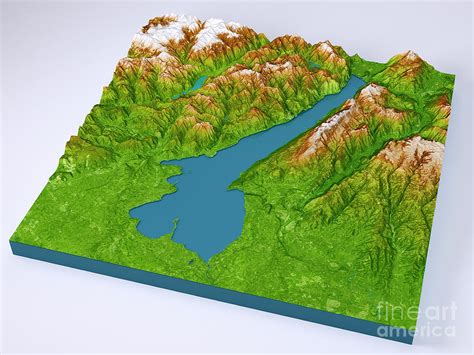 3d topographic maps