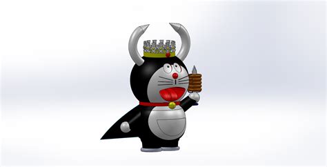 哆啦A梦 SOLIDWORKS 2013 模型图纸免费下载 懒石网