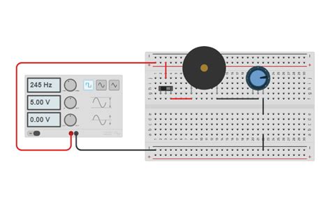 Circuit Design Buzzer Tinkercad