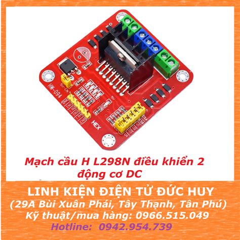 Module Driver điều Khiển động Cơ Dc Mạch Cầu H L298n V2 0 Linh KiỆn
