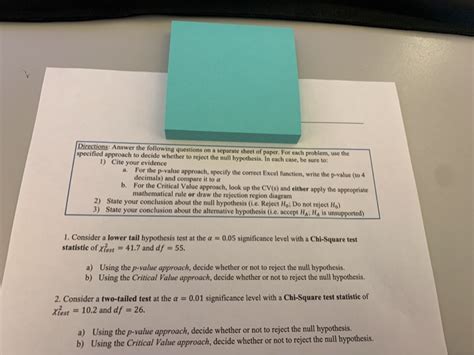 Solved Directions Answer The Following Questions On A