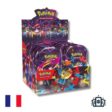 Display Mini Tins Pokémon Me1 Méga Évolution Français Iconiq Cards