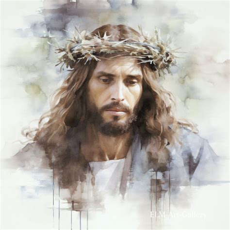Jesus Water Color