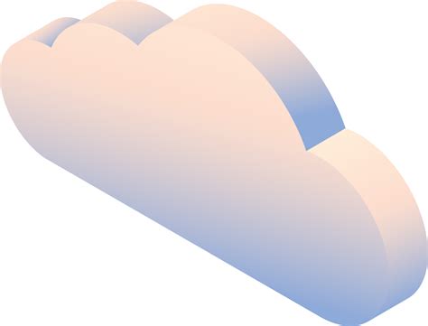 Cloud 3d Isometric Illustration Upload Download Network For Decoration Background Web 26910227 Png
