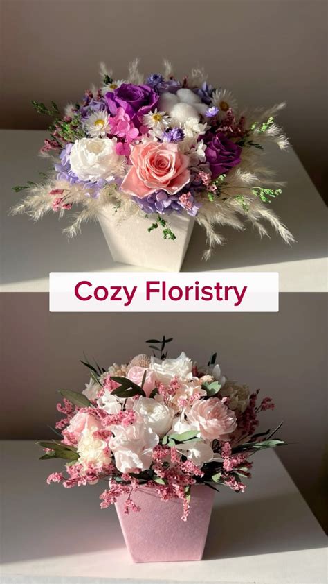 Композиции и букеты из сухоцветов и стабилизированных цветов В мире флористики произошла