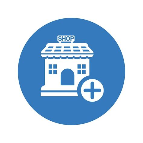 Premium Vector Add Store Add Item Icon