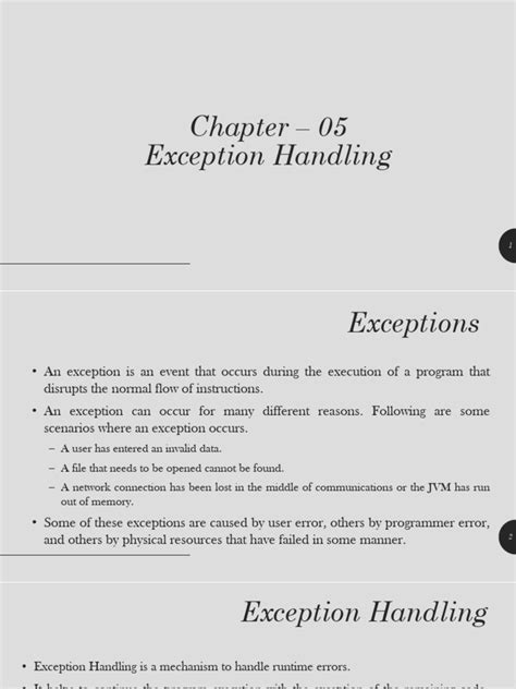 chapter 05 interface and exception handling pdf software computer