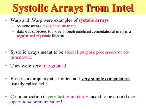 Ppt Examples Of One Dimensional Systolic Arrays Powerpoint Presentation Id 2936302