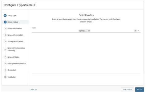 Deploying Hyperscale X Appliance With Active Backup Bonding