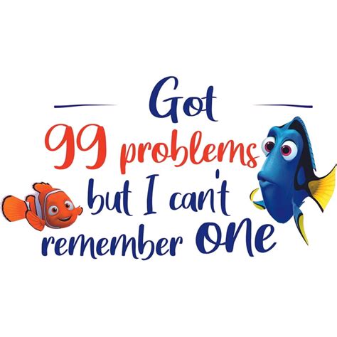 Dory Off Finding Nemo Quotes Nemos Lucky Fin Life Or Something