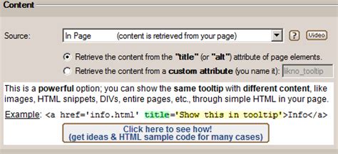 Likno Web HTML Tooltips Builder For HTML Tooltips JQuery Tooltips