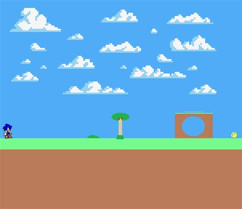 Sonic The Hedgehog And Background By Waltejohnson On Deviantart