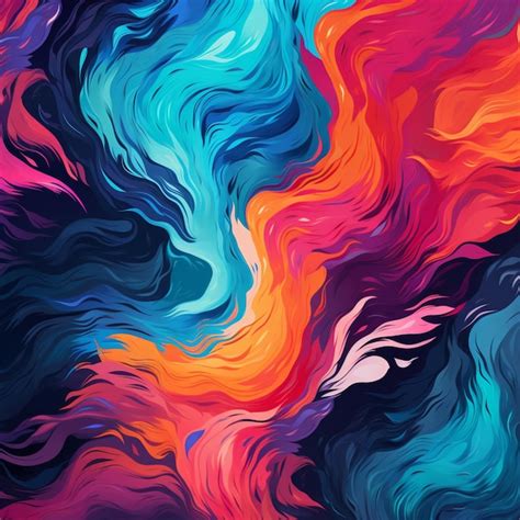 Premium Ai Image Flow Background