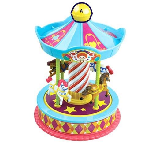 어린이 감성 멜로디 오르골 회전 목마 장난감 선물 홈플러스 택배배송