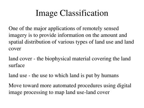 Ppt Image Classification Introduction Powerpoint Presentation Free