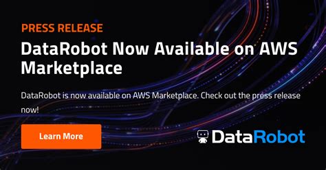 Datarobot Now Available On Aws Marketplace Datarobot