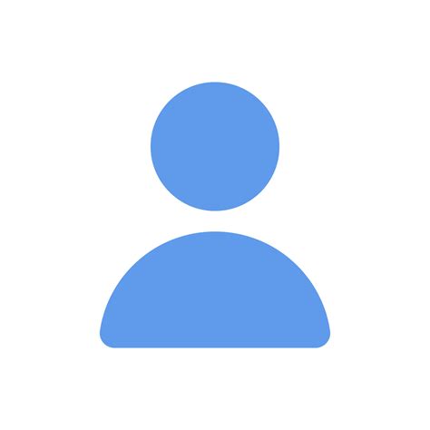 Blue Person Icon