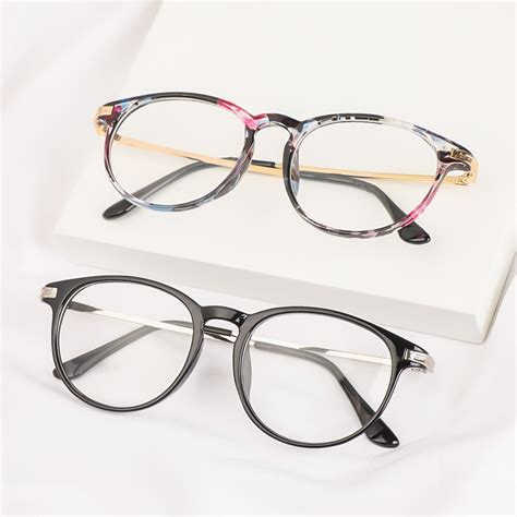 Metal Flat Mirror Glasses Unisex Ultralight Round Grandado