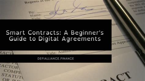 smart contracts a beginner s guide coinmonks