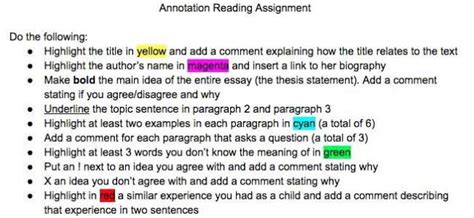 8 Ways To Annotate Readings Websites And Online Articles With Examples Tech And Learning
