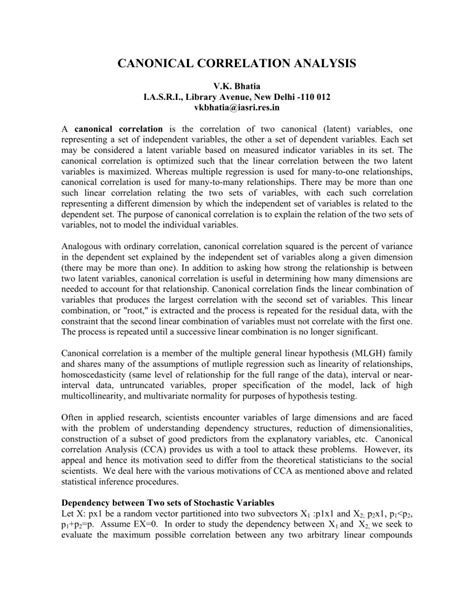 Canonical Correlation Analysis Explained