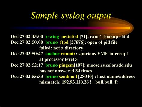 Ppt Managing Syslog And Log Files Best Practices And Strategies