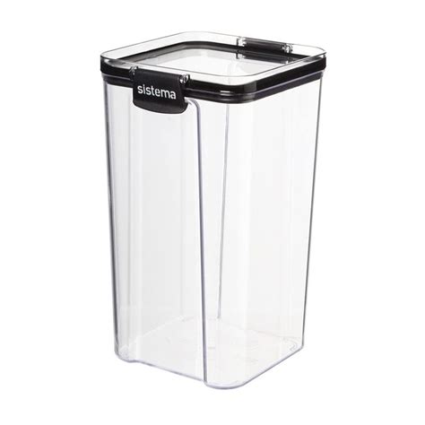 Sistema Containers 2 Pack Stackable Meal Prep Containers Reusable Food Storage Containers With