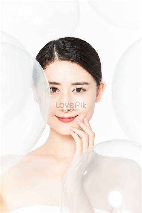 여성 스킨 케어 사진 무료 다운로드 Lovepik