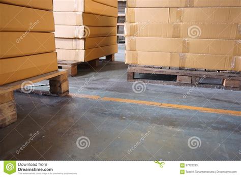 Stack Of Carton Box Stock Image Image Of Background 97723293