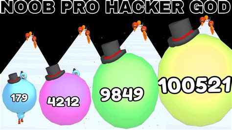 NOOB VS PRO VS HACKER VS GOD In Big Head Run YouTube
