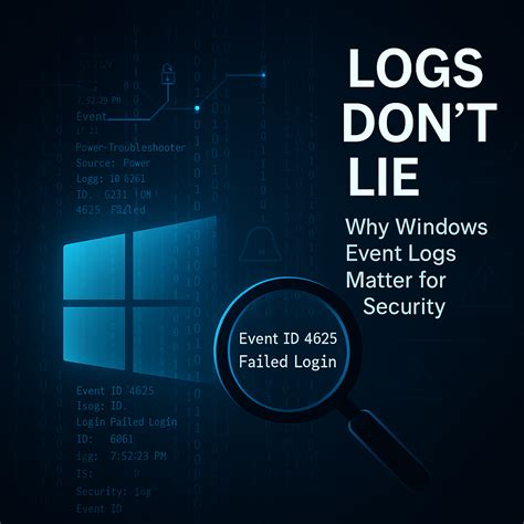 Logs Don T Lie Why Windows Event Logs Matter For Security And How You